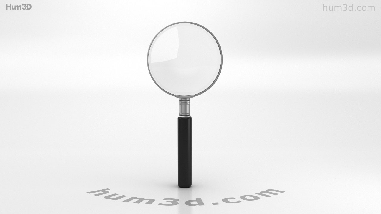 360 view of Magnifying Glass 3D model - 3DModels store
