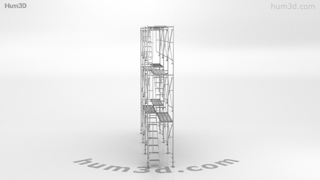 360 view of Scaffolding 3D model - 3DModels store