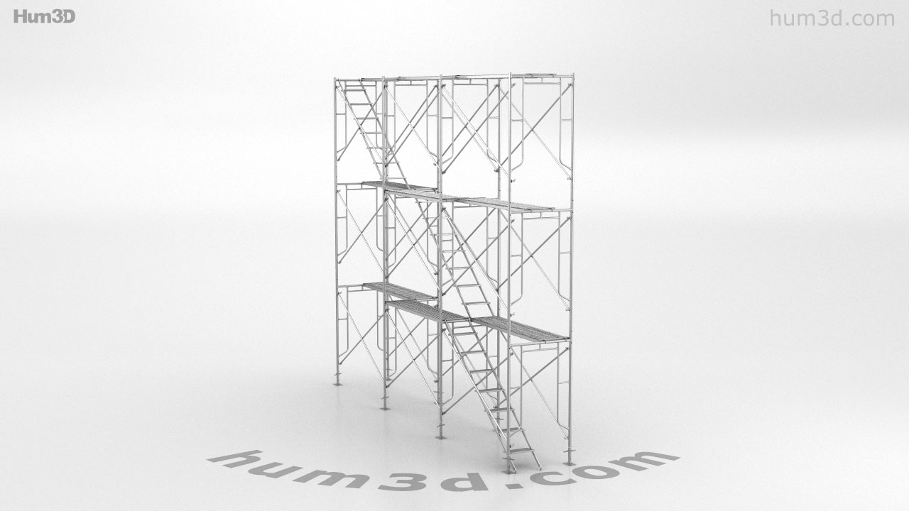 360 view of Scaffolding 3D model - 3DModels store