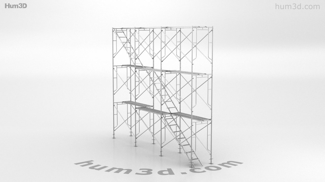 360 view of Scaffolding 3D model - 3DModels store