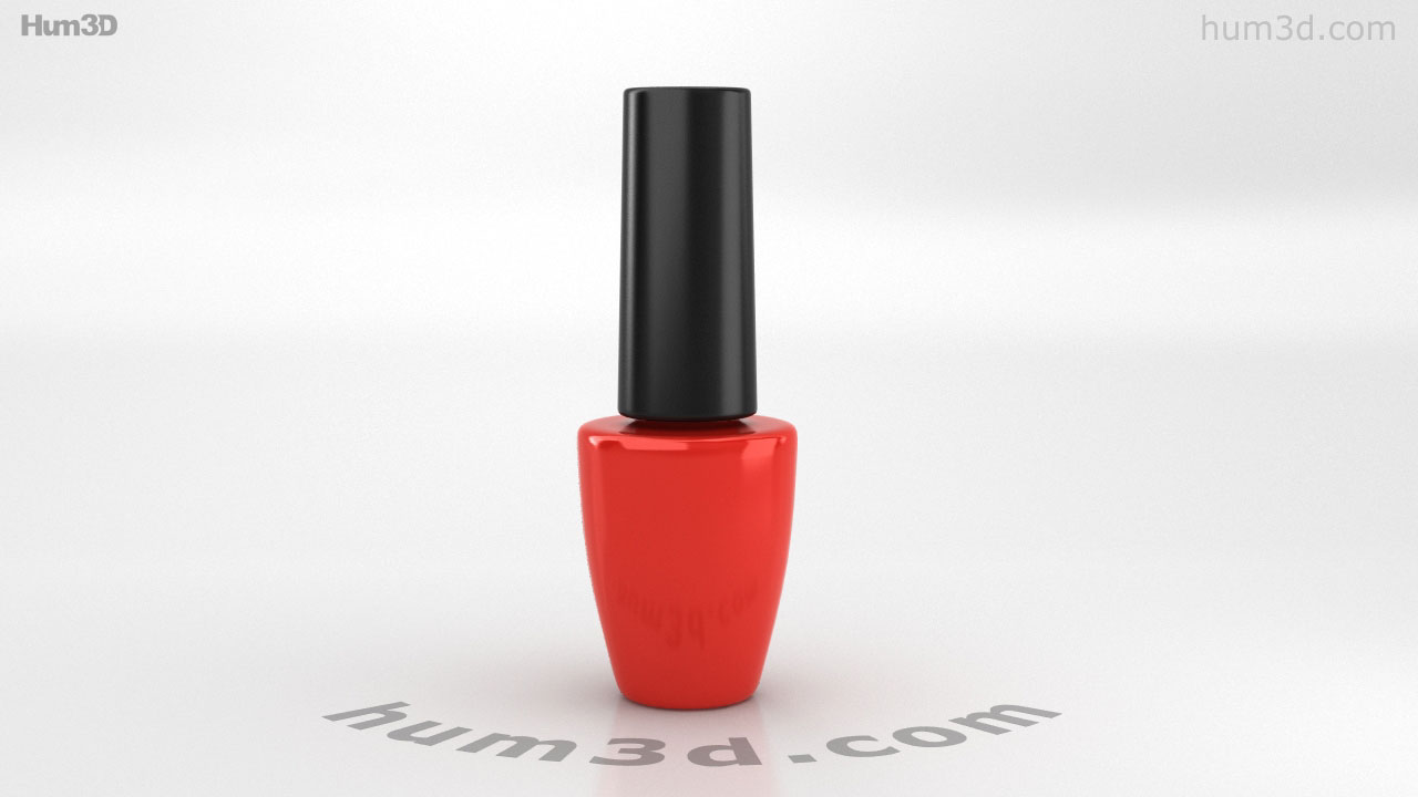 360 view of Nail Polish 3D model - 3DModels store
