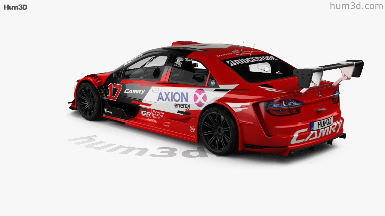 360 view of Toyota Camry Top Race 2021 3D model - 3DModels store