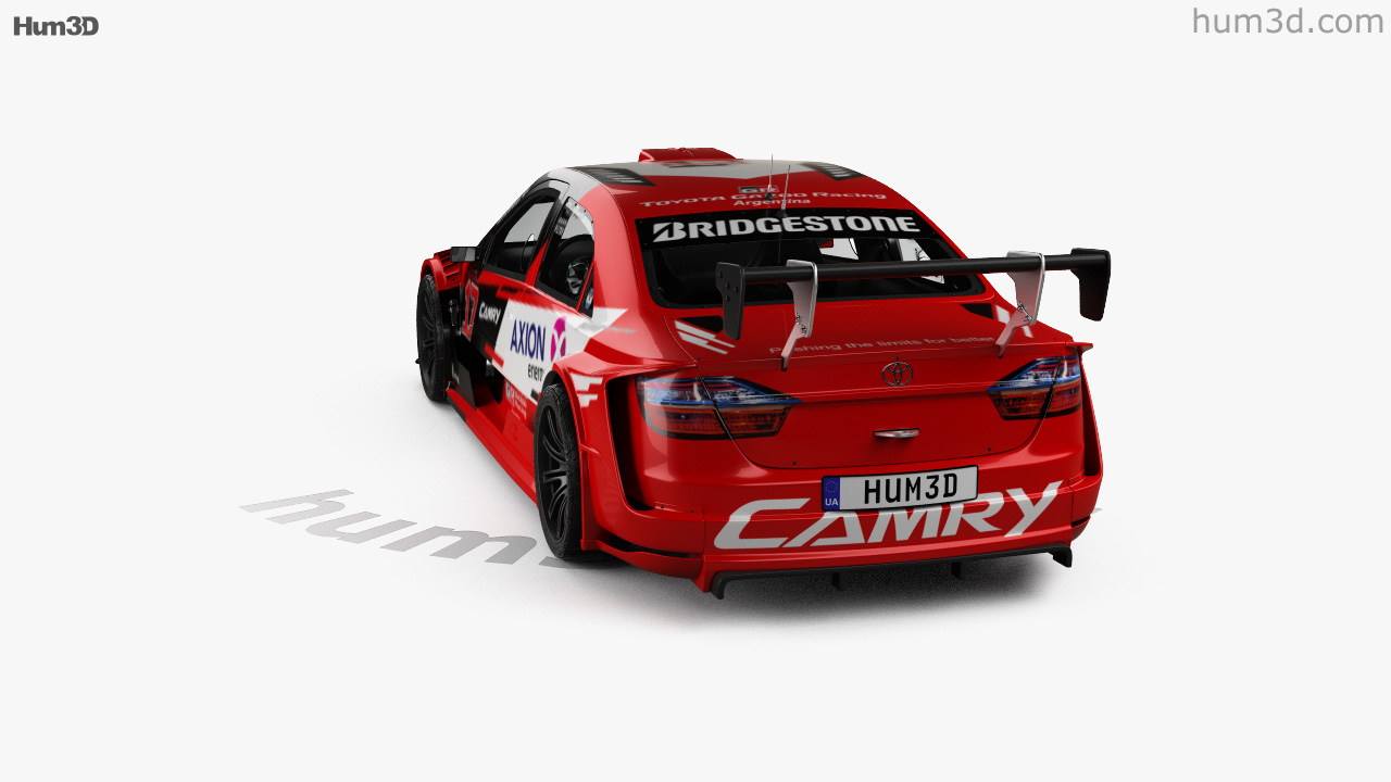 360 view of Toyota Camry Top Race 2021 3D model - 3DModels store