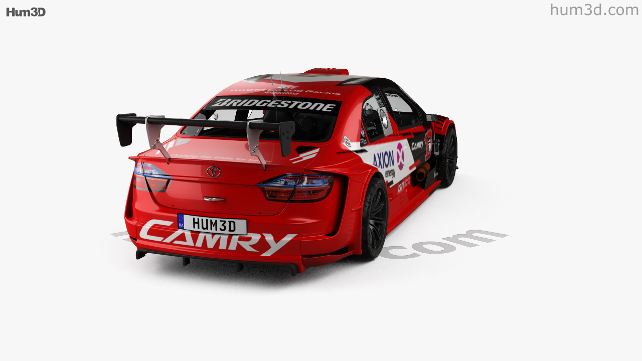 360 view of Toyota Camry Top Race 2021 3D model - 3DModels store