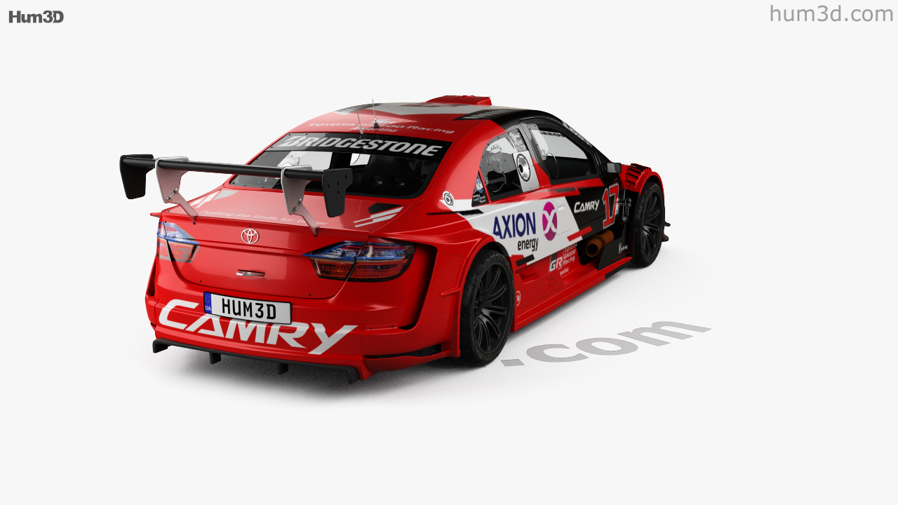 360 view of Toyota Camry Top Race 2021 3D model - 3DModels store