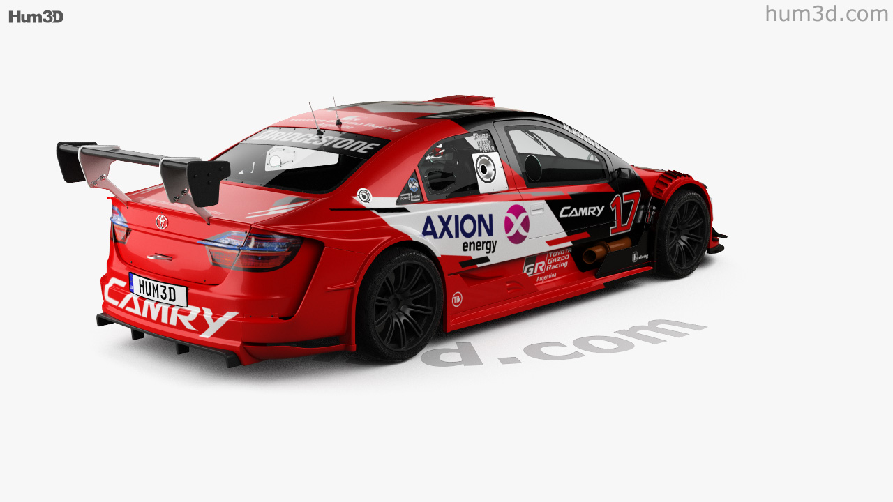 360 view of Toyota Camry Top Race 2021 3D model - 3DModels store