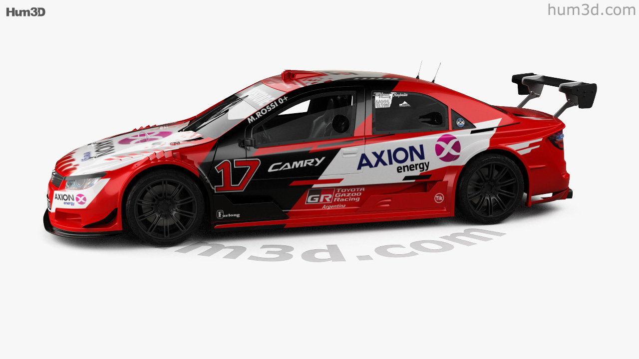 360 view of Toyota Camry Top Race 2021 3D model - 3DModels store