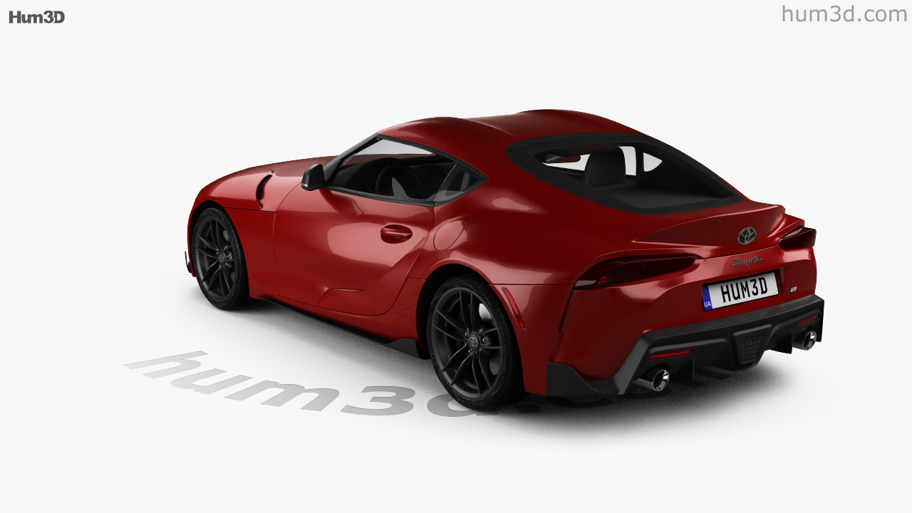 360 view of Toyota Supra US-spec 2019 3D model - 3DModels store