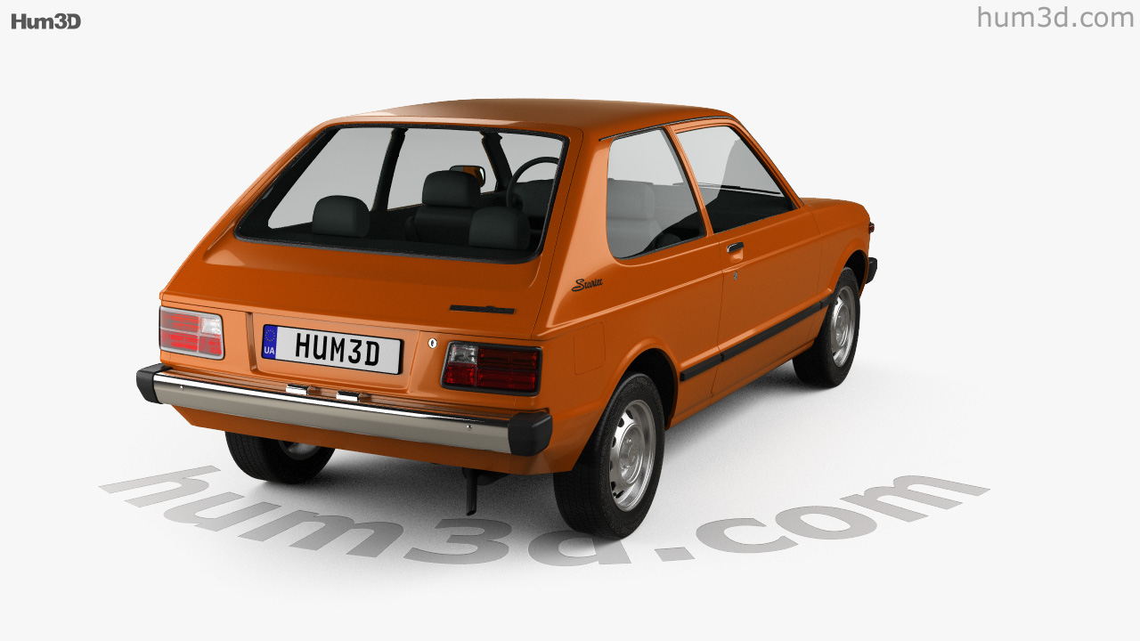 360 view of Toyota Starlet 1978 3D model - 3DModels store