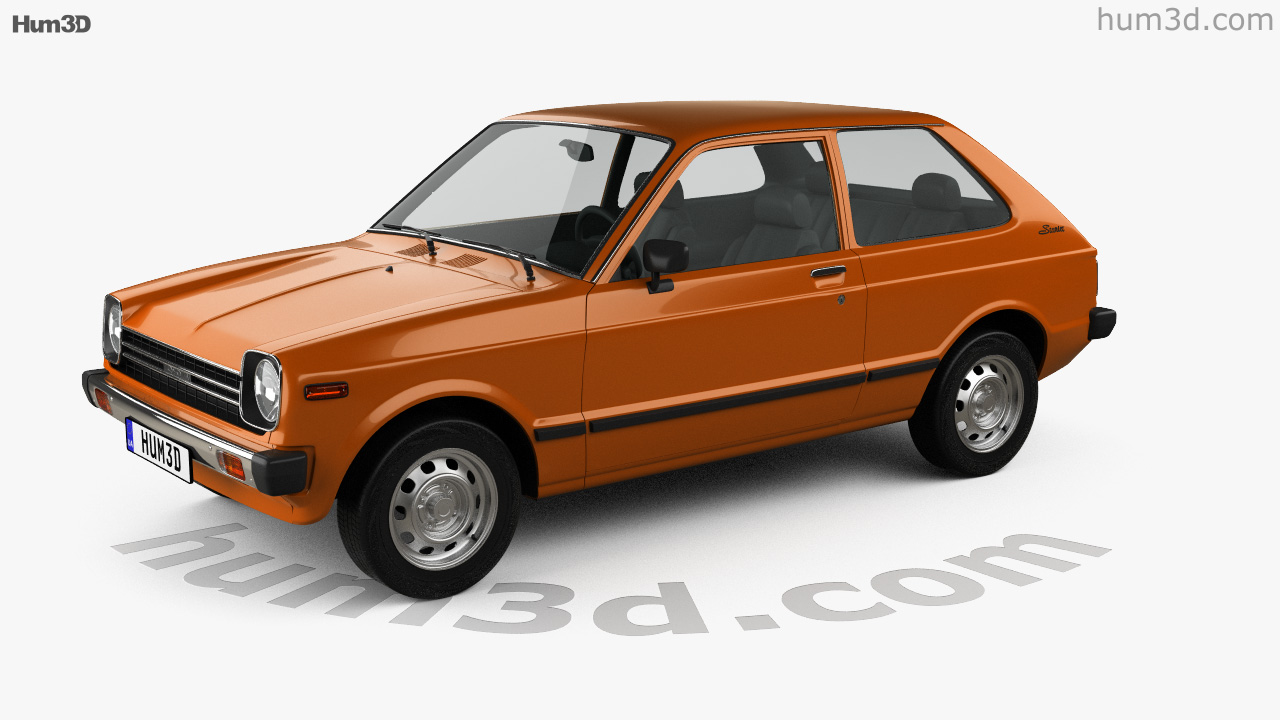 360 view of Toyota Starlet 1978 3D model - 3DModels store