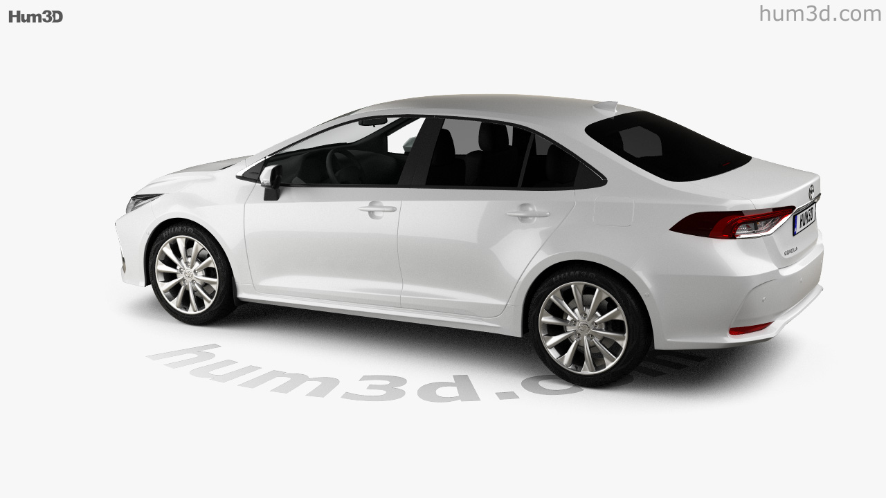 360 view of Toyota Corolla Altis 2022 3D model - 3DModels store