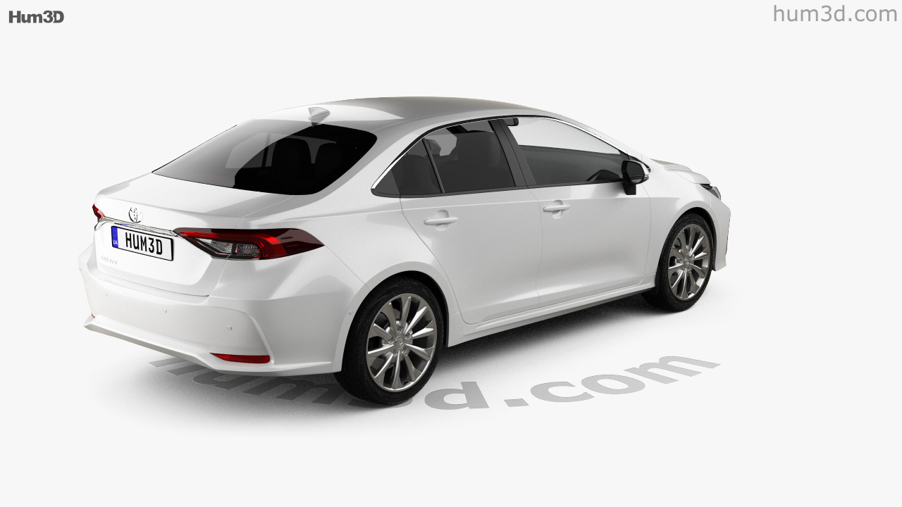360 view of Toyota Corolla Altis 2022 3D model - 3DModels store