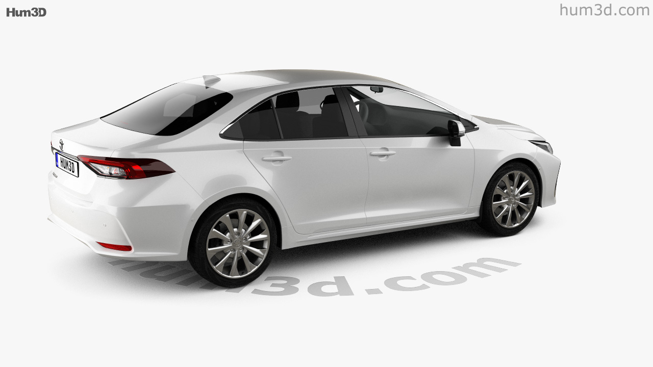 360 view of Toyota Corolla Altis 2022 3D model - 3DModels store