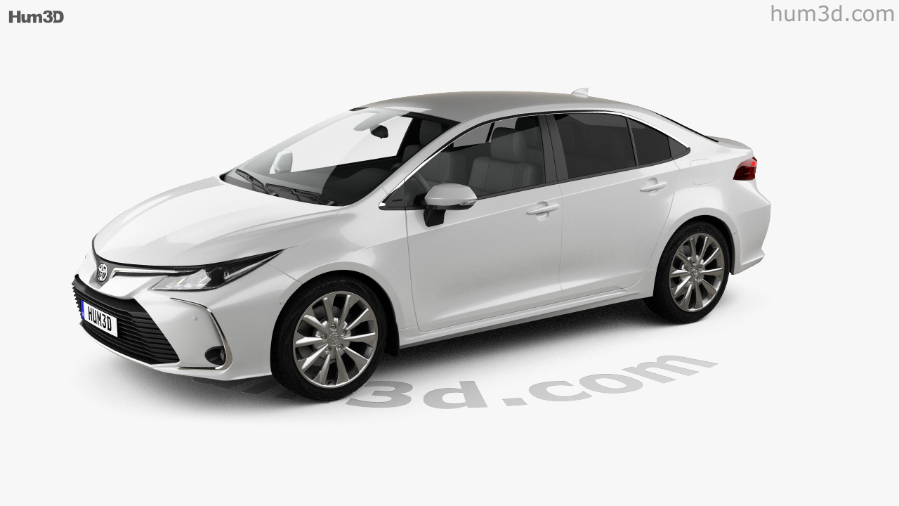 360 view of Toyota Corolla Altis 2022 3D model - 3DModels store