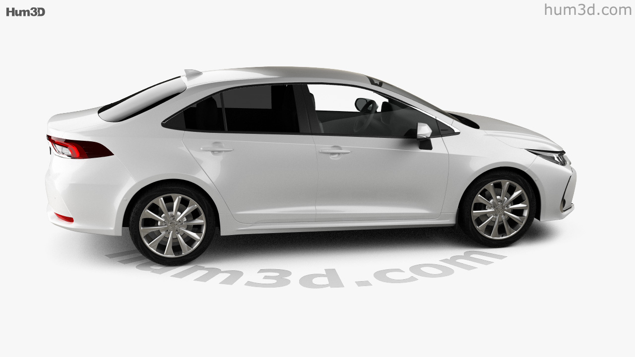 360 view of Toyota Corolla Altis 2022 3D model - 3DModels store