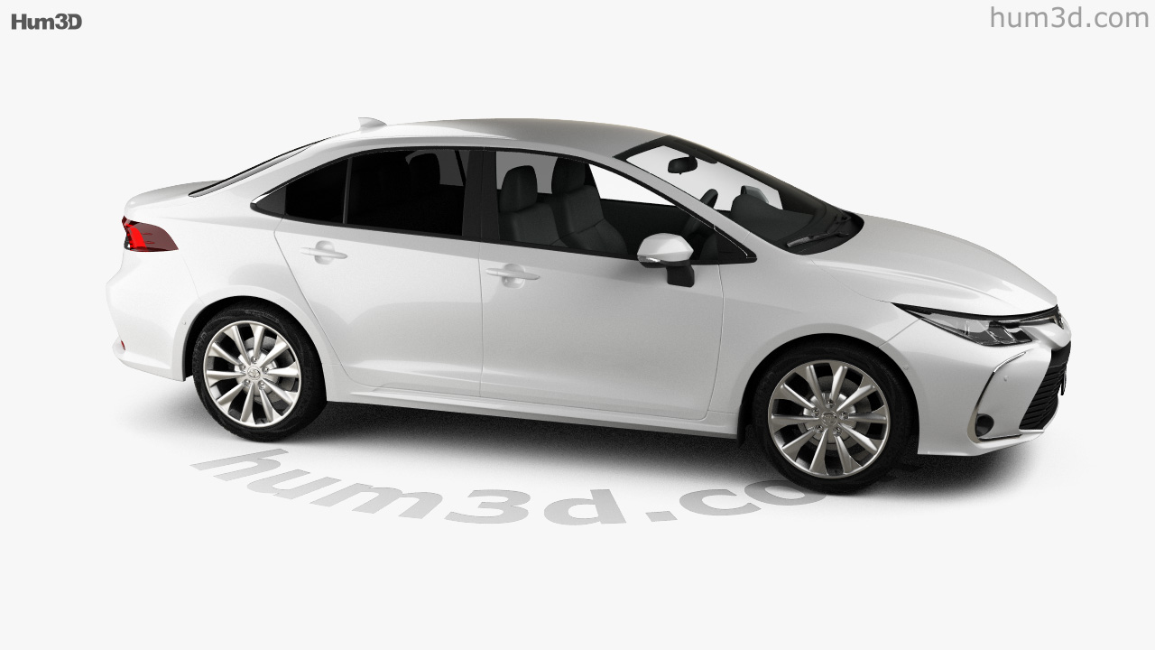 360 view of Toyota Corolla Altis 2022 3D model - 3DModels store