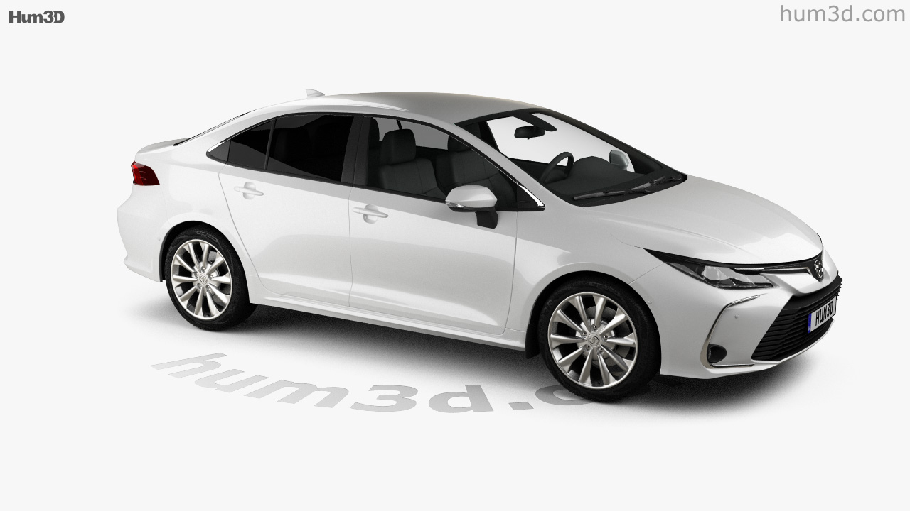 360 view of Toyota Corolla Altis 2022 3D model - 3DModels store