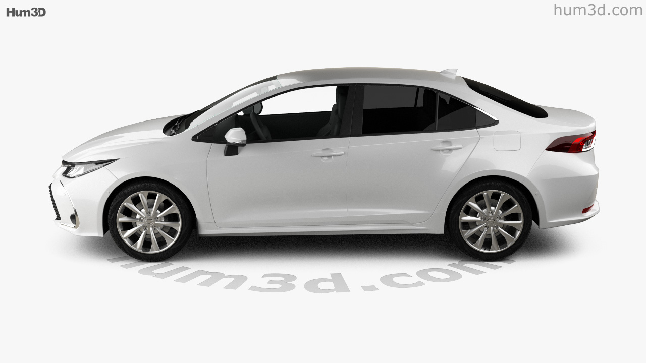 360 view of Toyota Corolla Altis 2022 3D model - 3DModels store