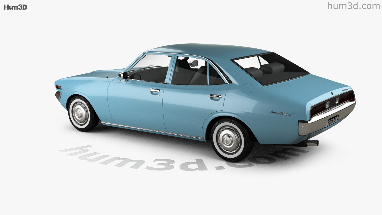 360 view of Toyota Mark II 1972 3D model - 3DModels store