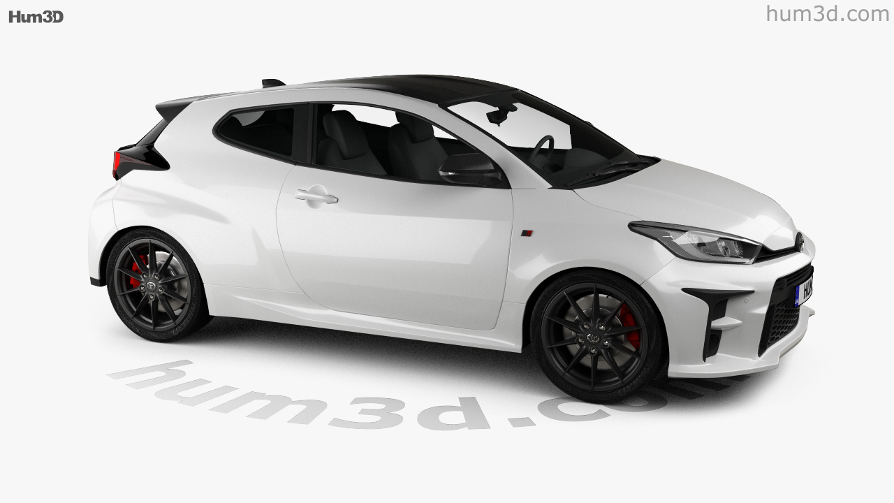 360 view of Toyota Yaris GR 2021 3D model - 3DModels store