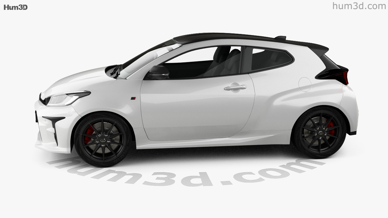 360 view of Toyota Yaris GR 2021 3D model - 3DModels store