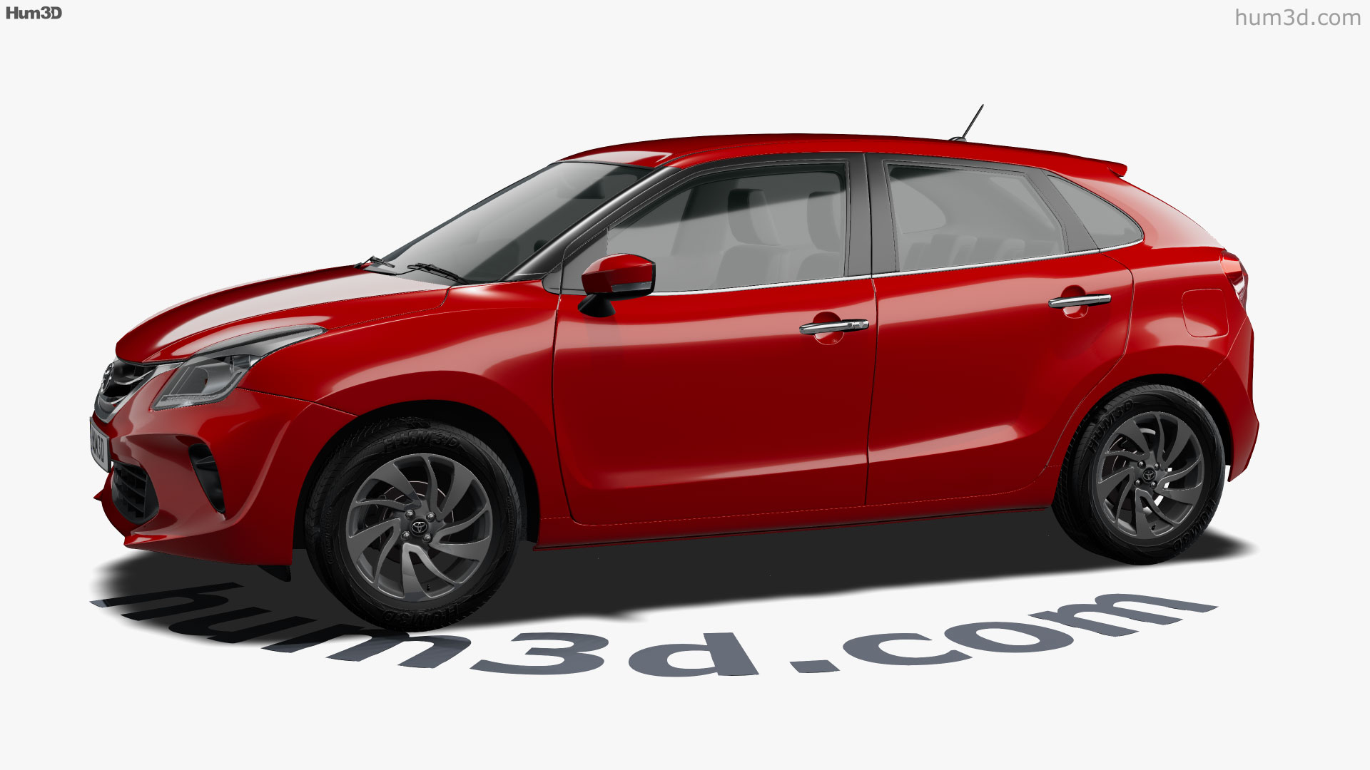 360 view of Toyota Glanza 2022 3D model - 3DModels store