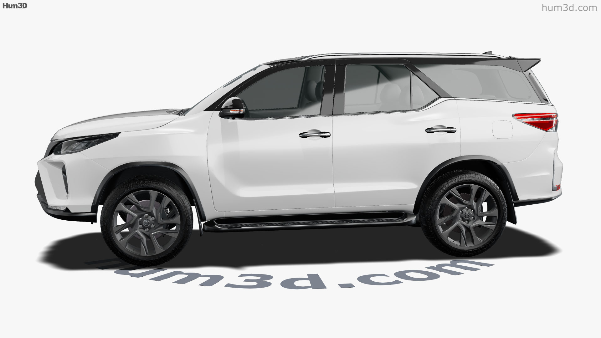 360 view of Toyota Fortuner Legender 2023 3D model - 3DModels store