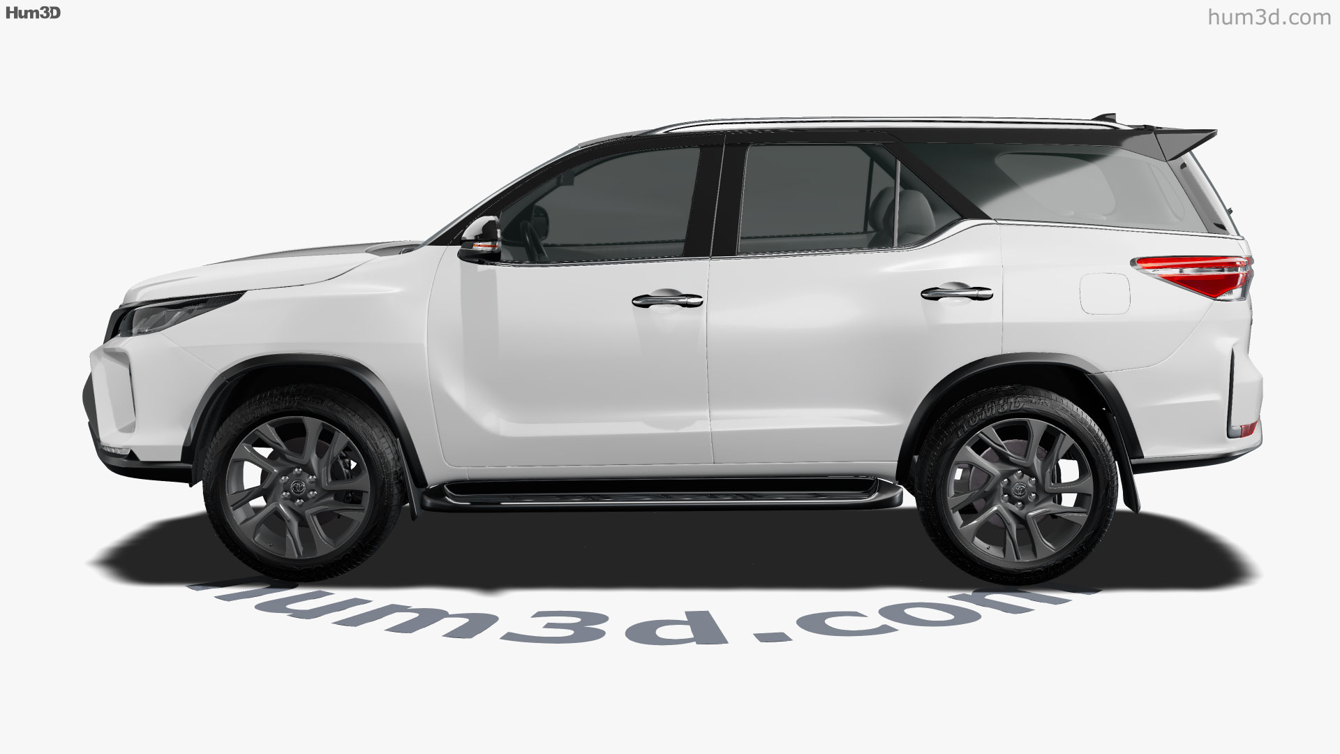 360 view of Toyota Fortuner Legender 2023 3D model - 3DModels store