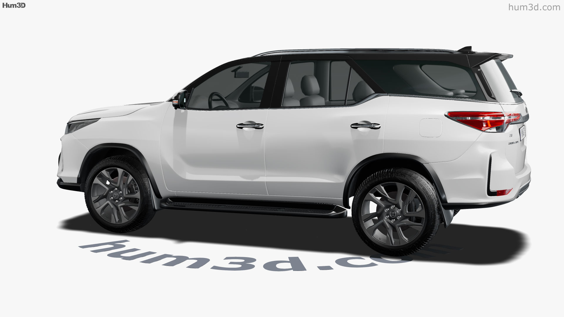 360 view of Toyota Fortuner Legender 2023 3D model - 3DModels store