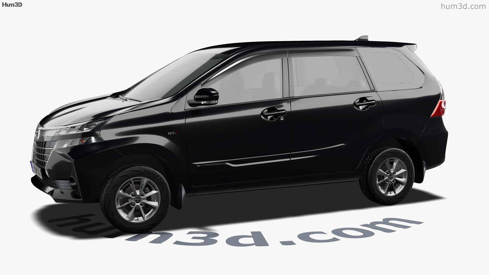 360 view of Toyota Avanza G 2024 3D model - 3DModels store