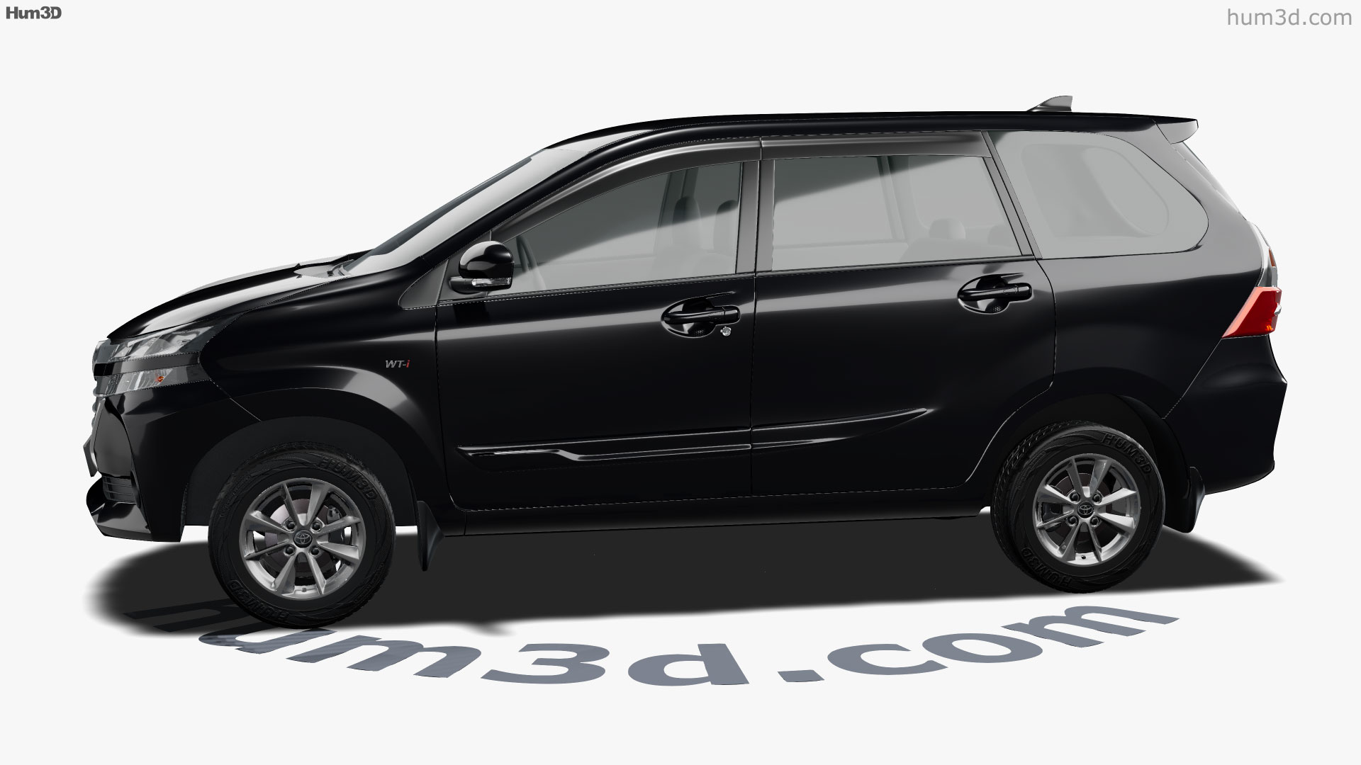 360 view of Toyota Avanza G 2024 3D model - 3DModels store