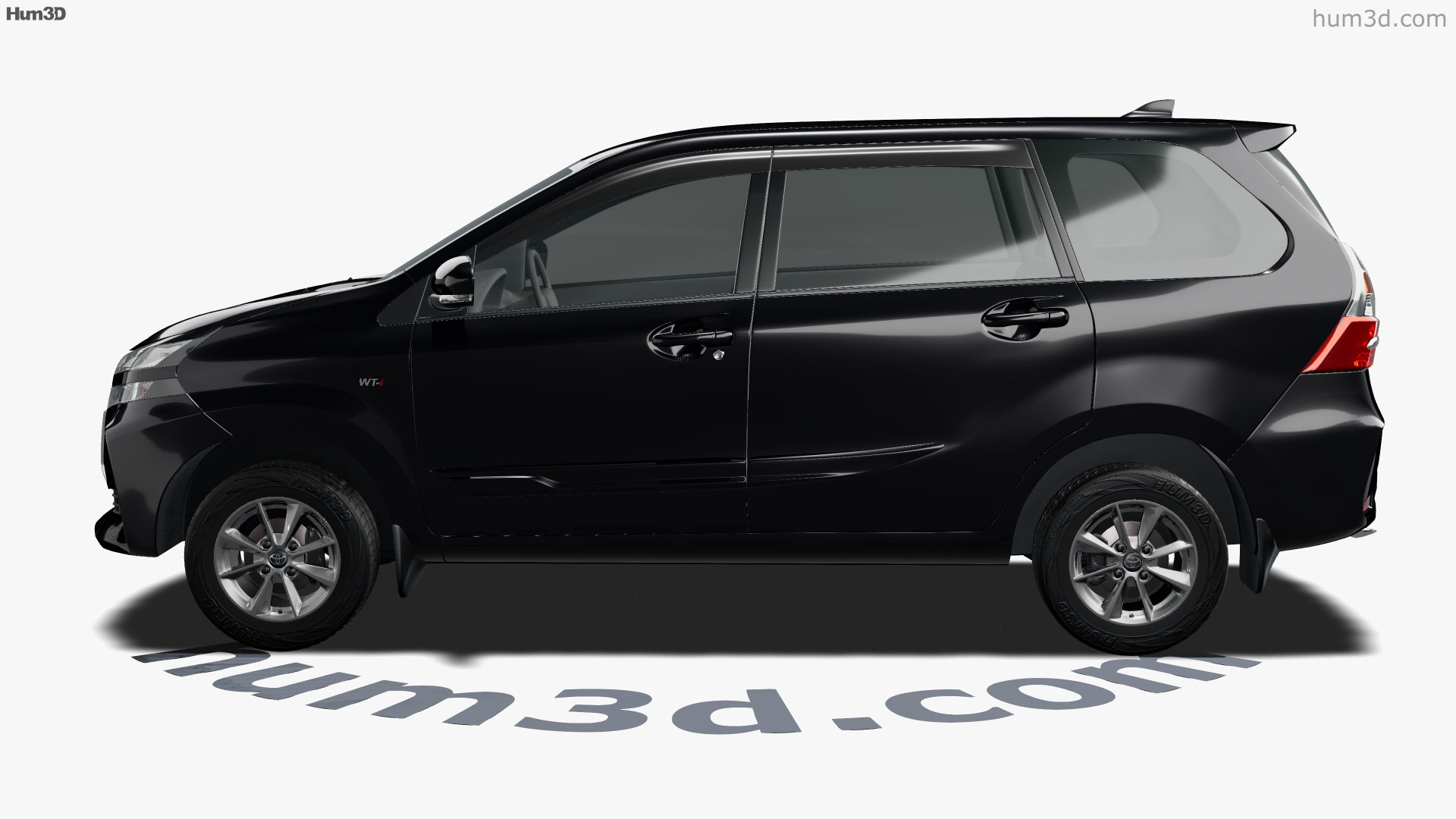 360 view of Toyota Avanza G 2024 3D model - 3DModels store