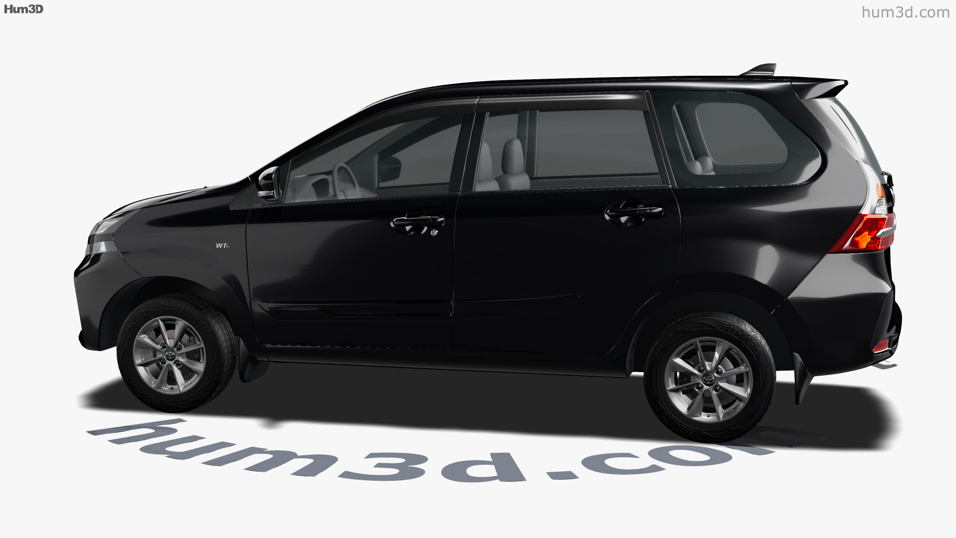 360 view of Toyota Avanza G 2024 3D model - 3DModels store