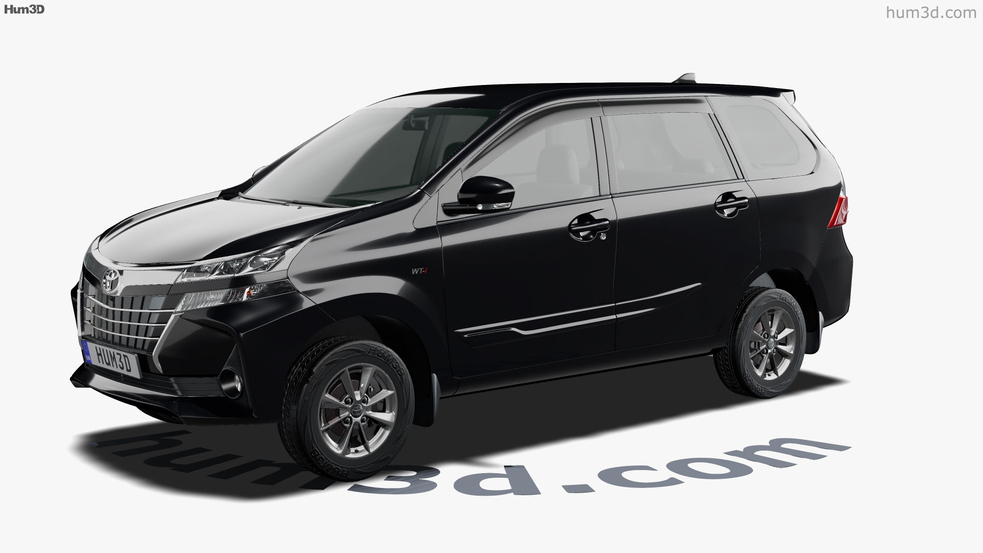 360 view of Toyota Avanza G 2024 3D model - 3DModels store
