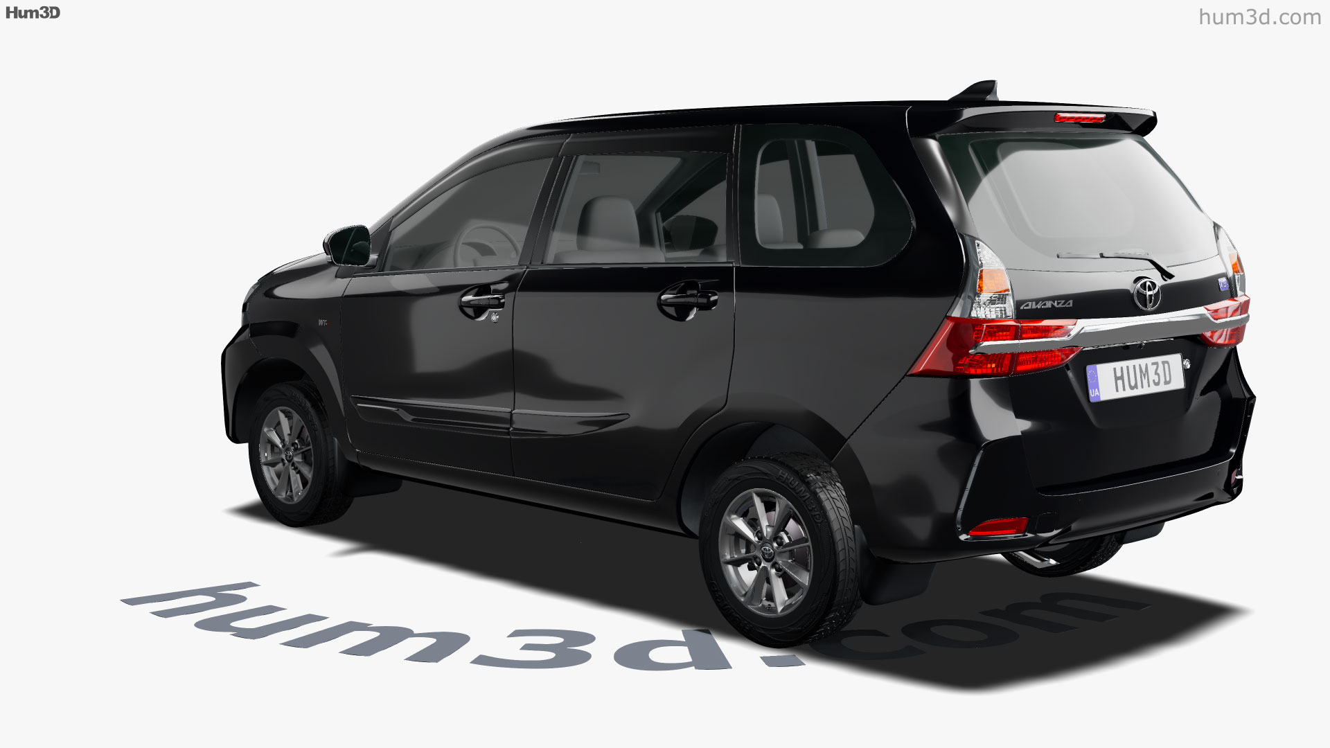 360 view of Toyota Avanza G 2024 3D model - 3DModels store