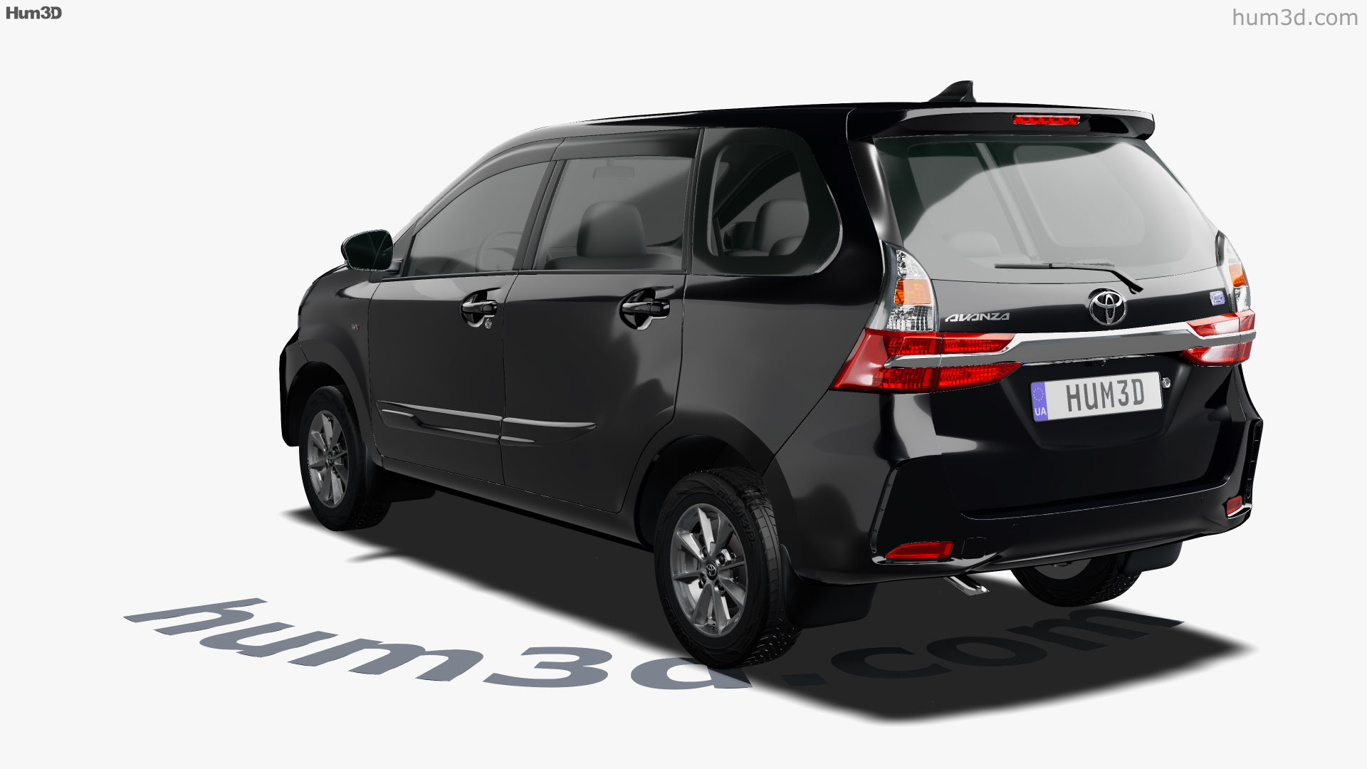 360 view of Toyota Avanza G 2024 3D model - 3DModels store