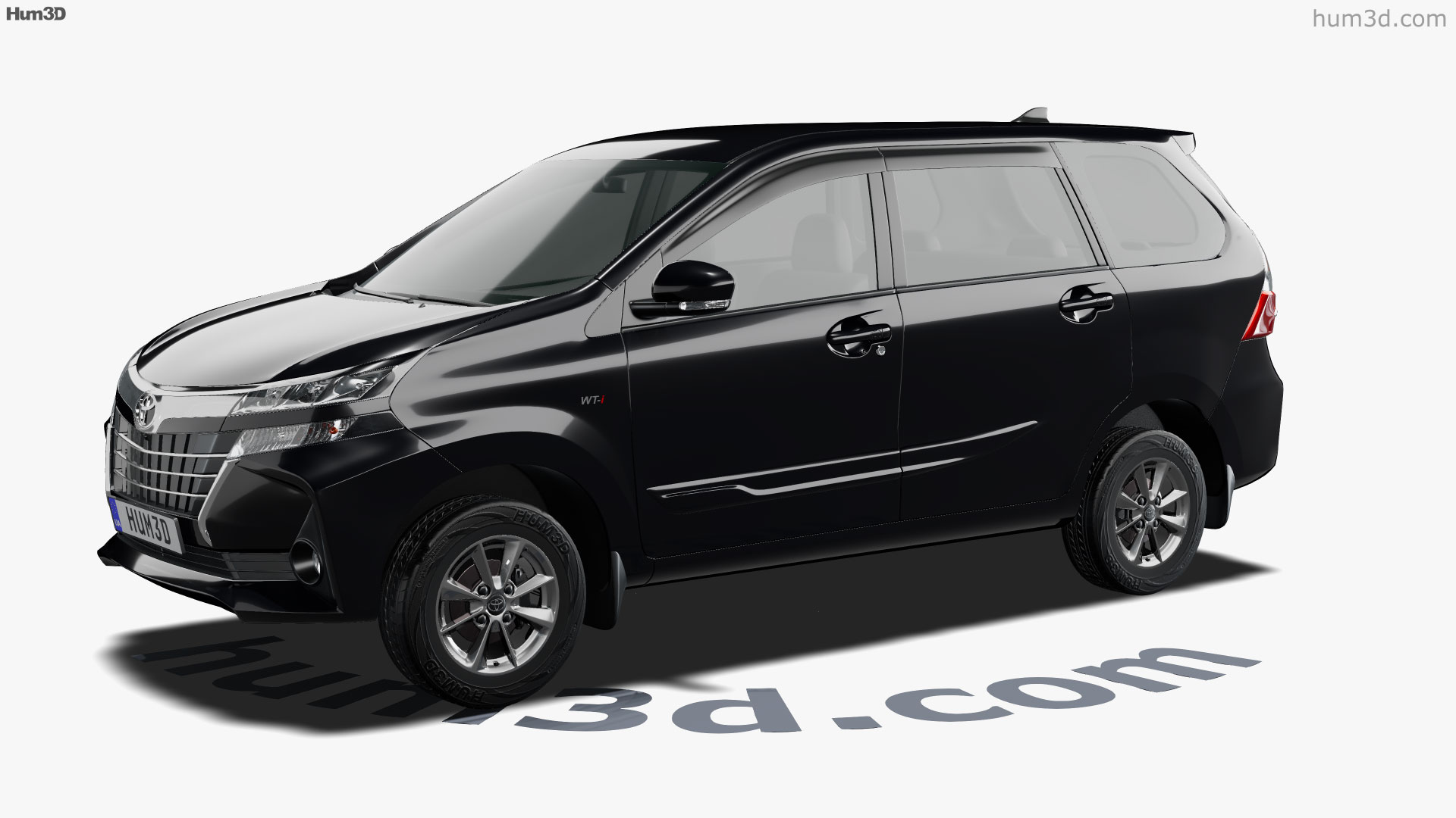 360 view of Toyota Avanza G 2024 3D model - 3DModels store