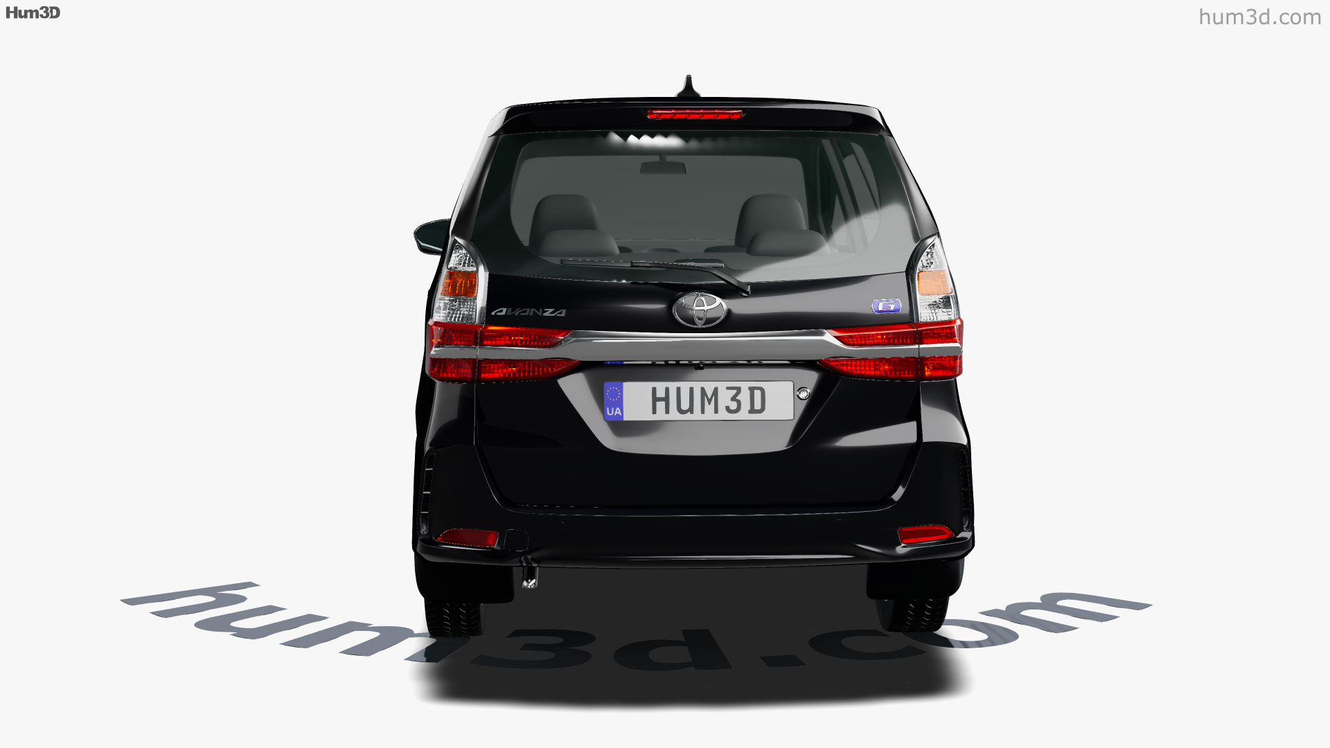 360 view of Toyota Avanza G 2024 3D model - 3DModels store