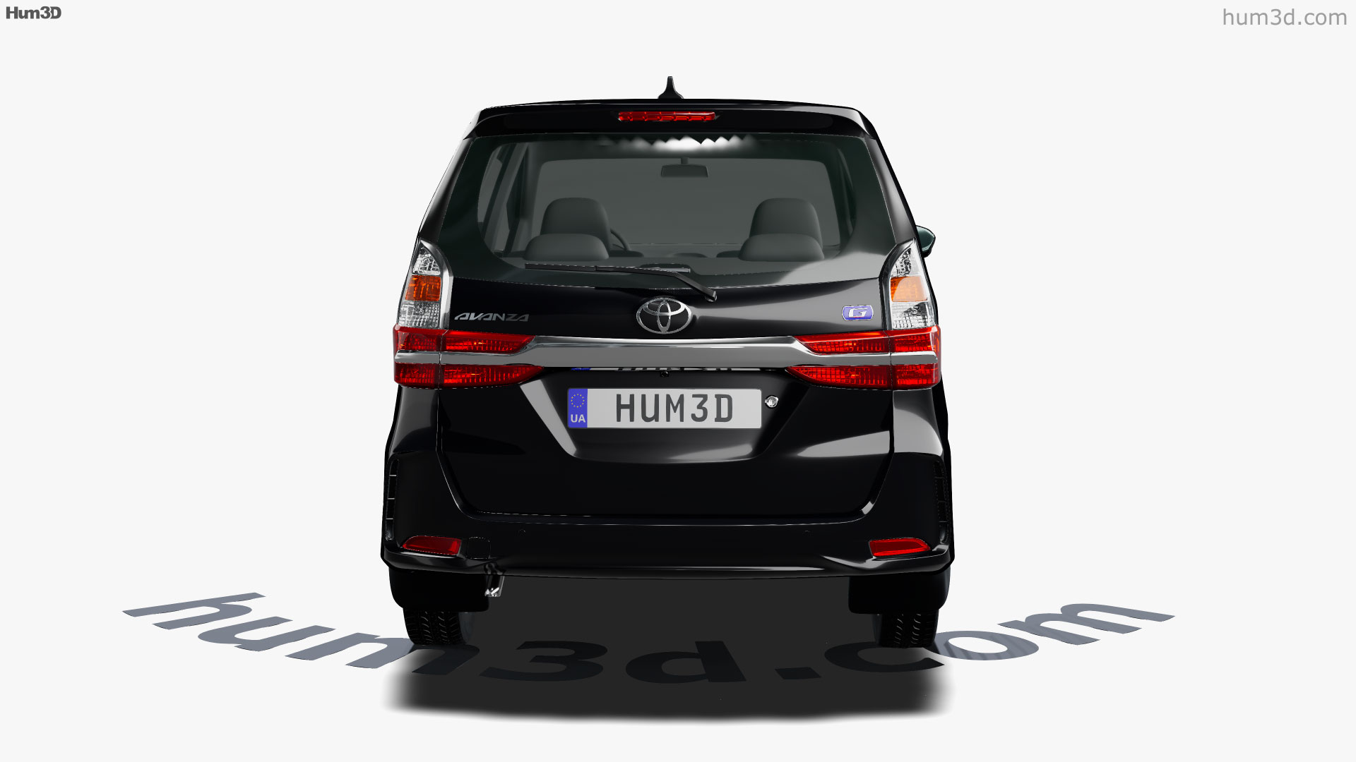 360 view of Toyota Avanza G 2024 3D model - 3DModels store