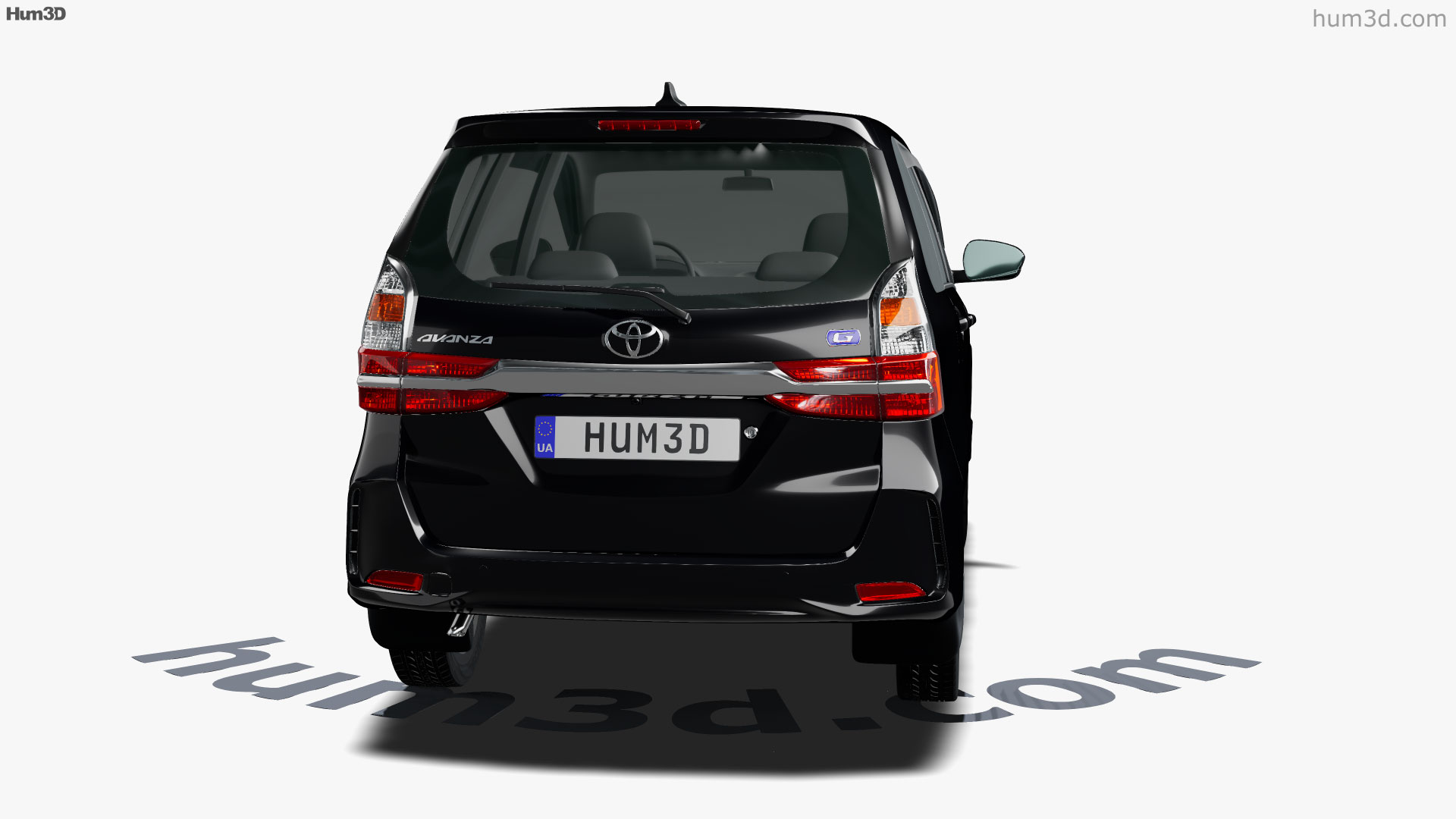 360 view of Toyota Avanza G 2024 3D model - 3DModels store