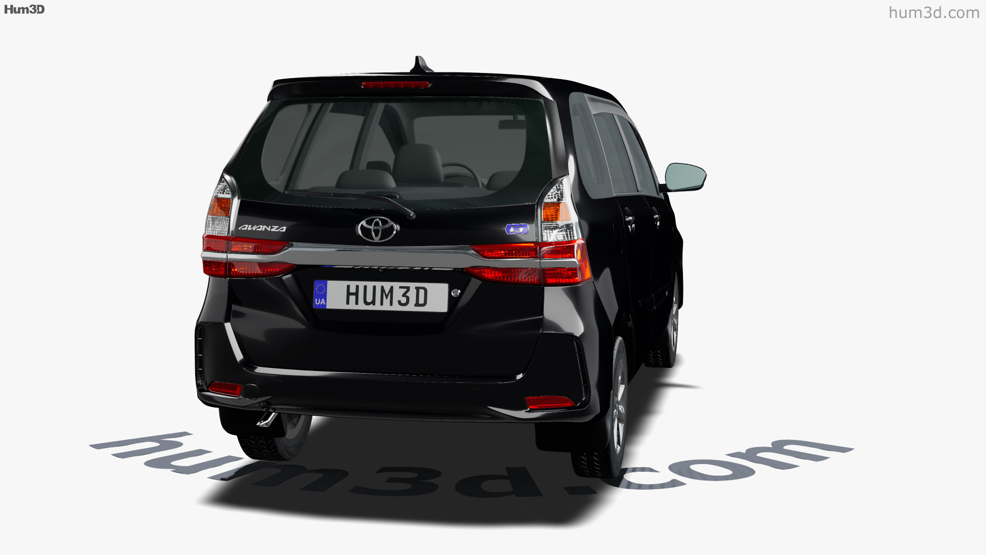 360 view of Toyota Avanza G 2024 3D model - 3DModels store