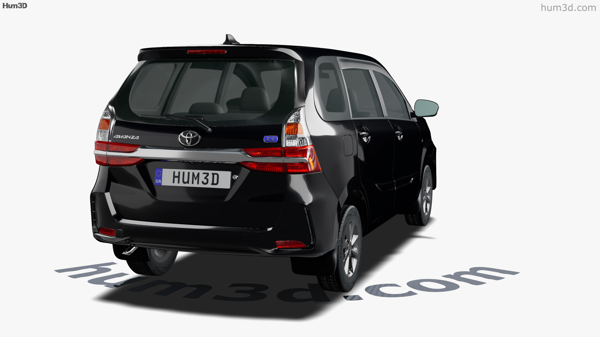360 view of Toyota Avanza G 2024 3D model - 3DModels store