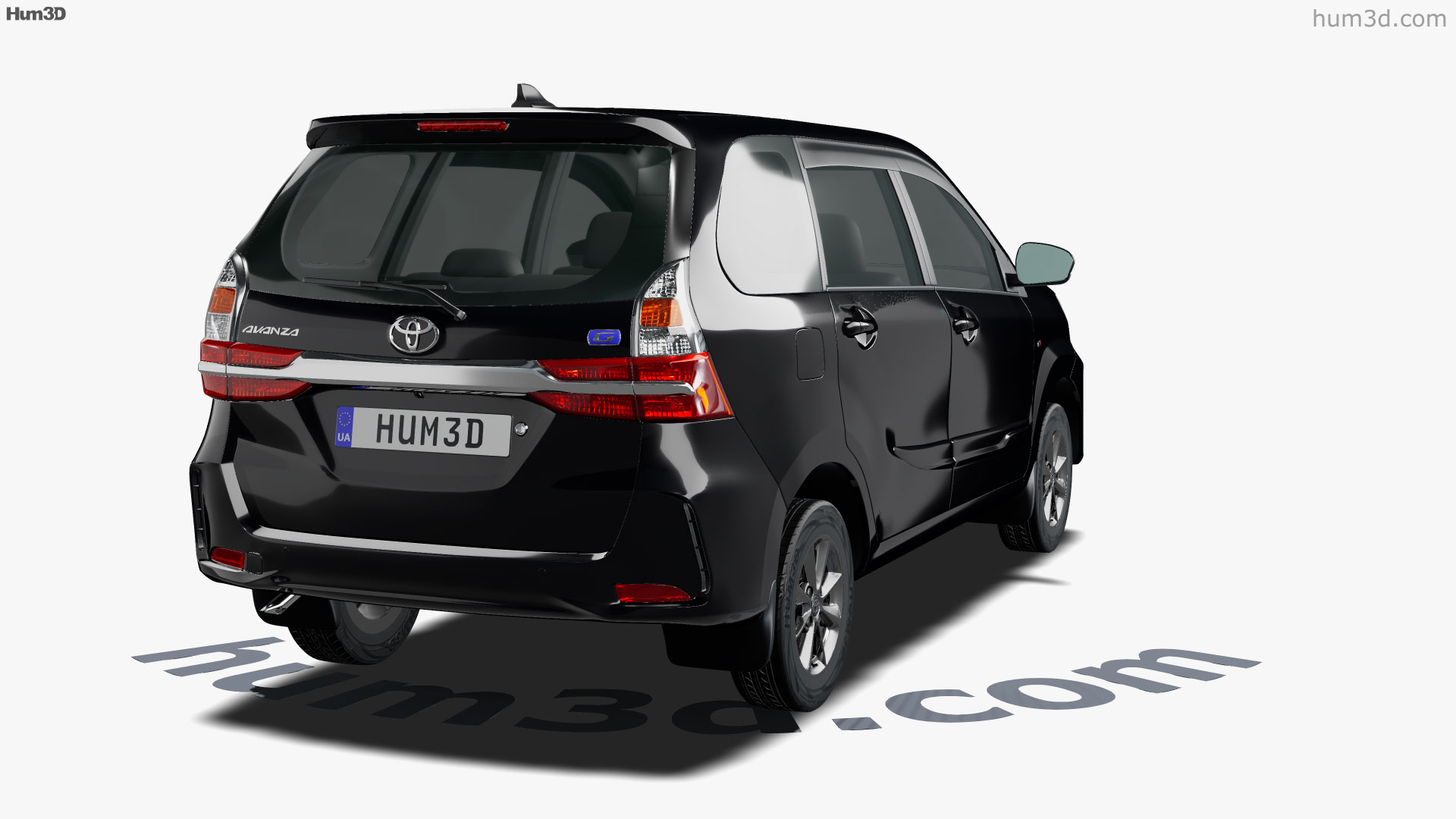 360 view of Toyota Avanza G 2024 3D model - 3DModels store