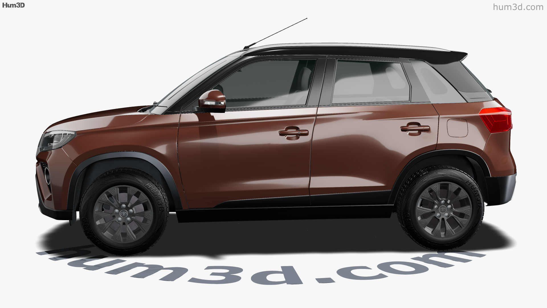 360 view of Toyota Urban Cruiser 2023 3D model - 3DModels store