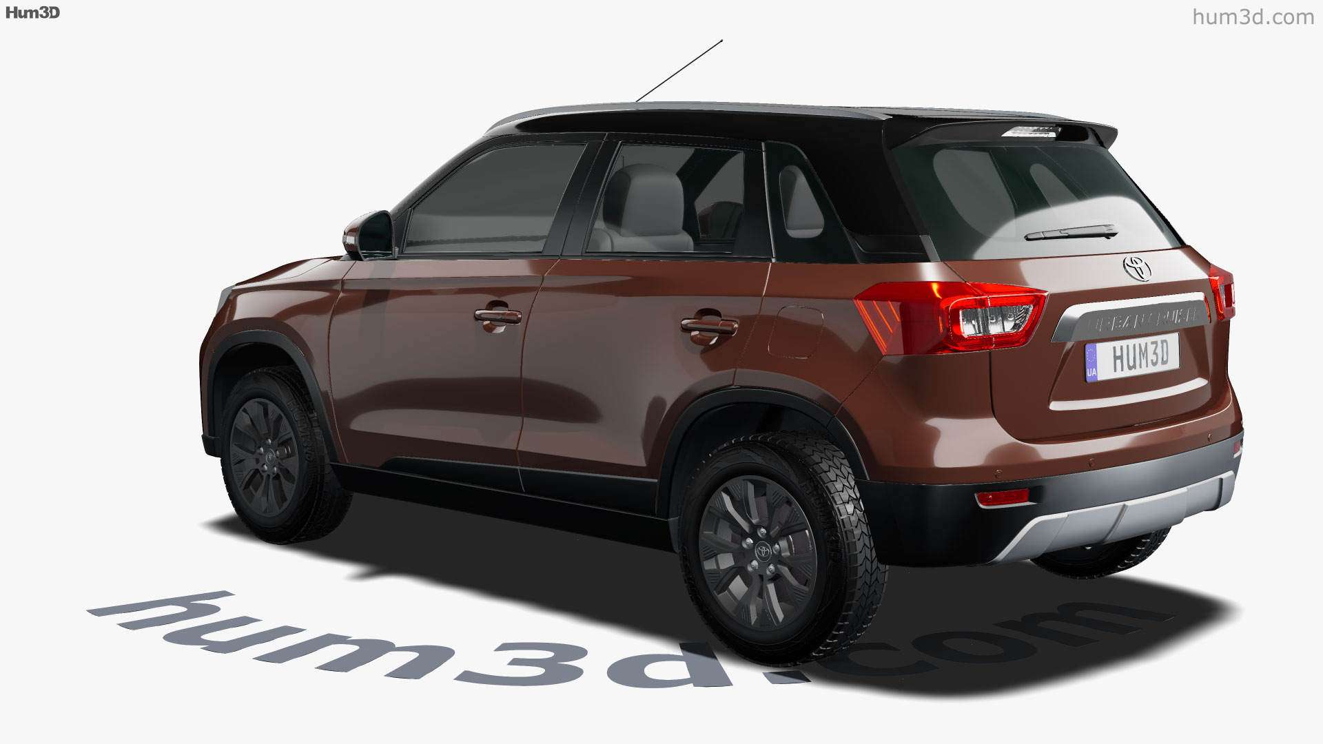 360 view of Toyota Urban Cruiser 2023 3D model - 3DModels store