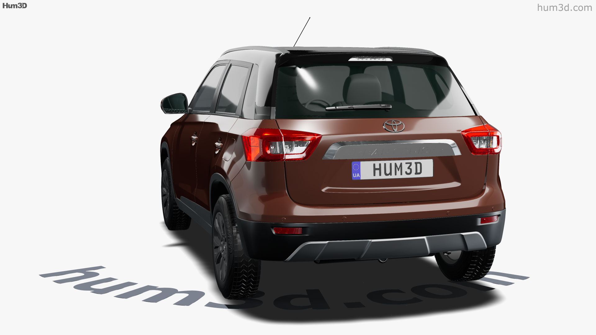 360 view of Toyota Urban Cruiser 2023 3D model - 3DModels store