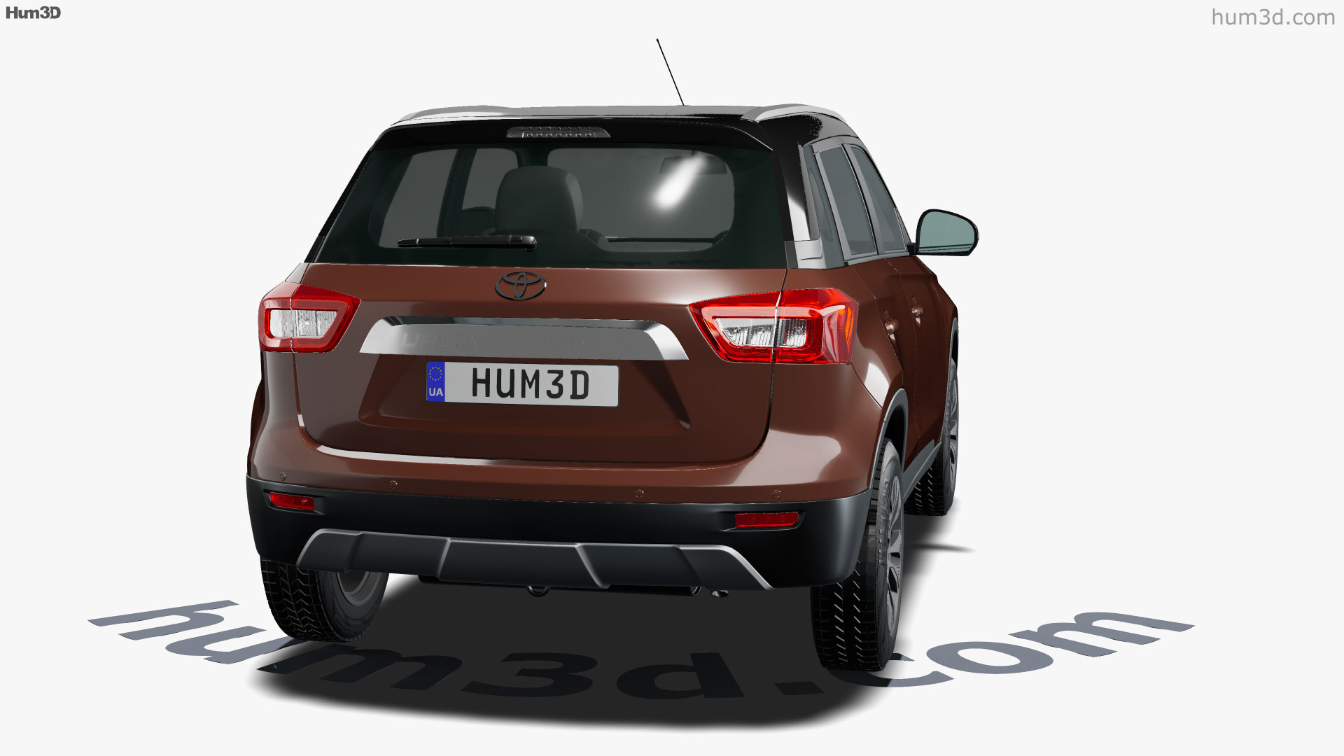 360 view of Toyota Urban Cruiser 2023 3D model - 3DModels store