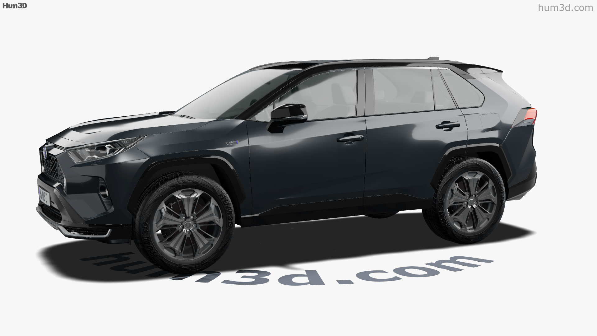 360 view of Toyota RAV4 PHEV 2023 3D model - 3DModels store