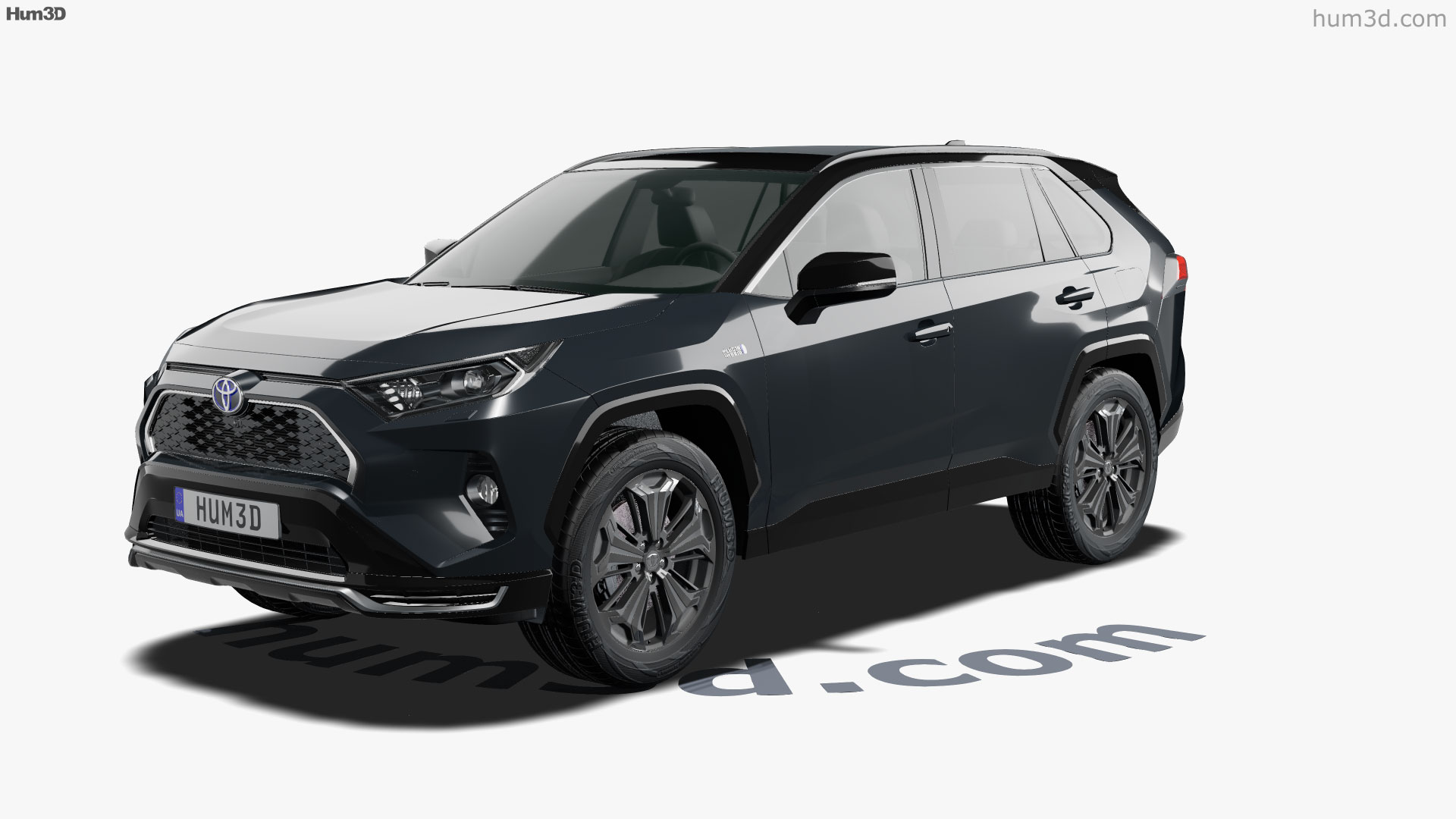 360 view of Toyota RAV4 PHEV 2023 3D model - 3DModels store