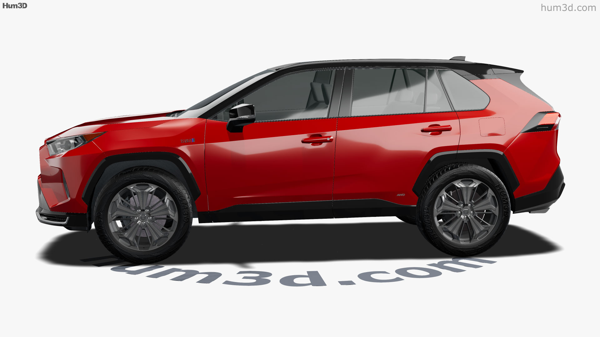 360 view of Toyota RAV4 Prime XSE 2023 3D model - 3DModels store
